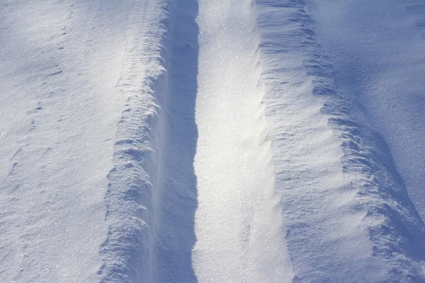 Snowmobile track on snow Stock Photo by ©auriso 4177015