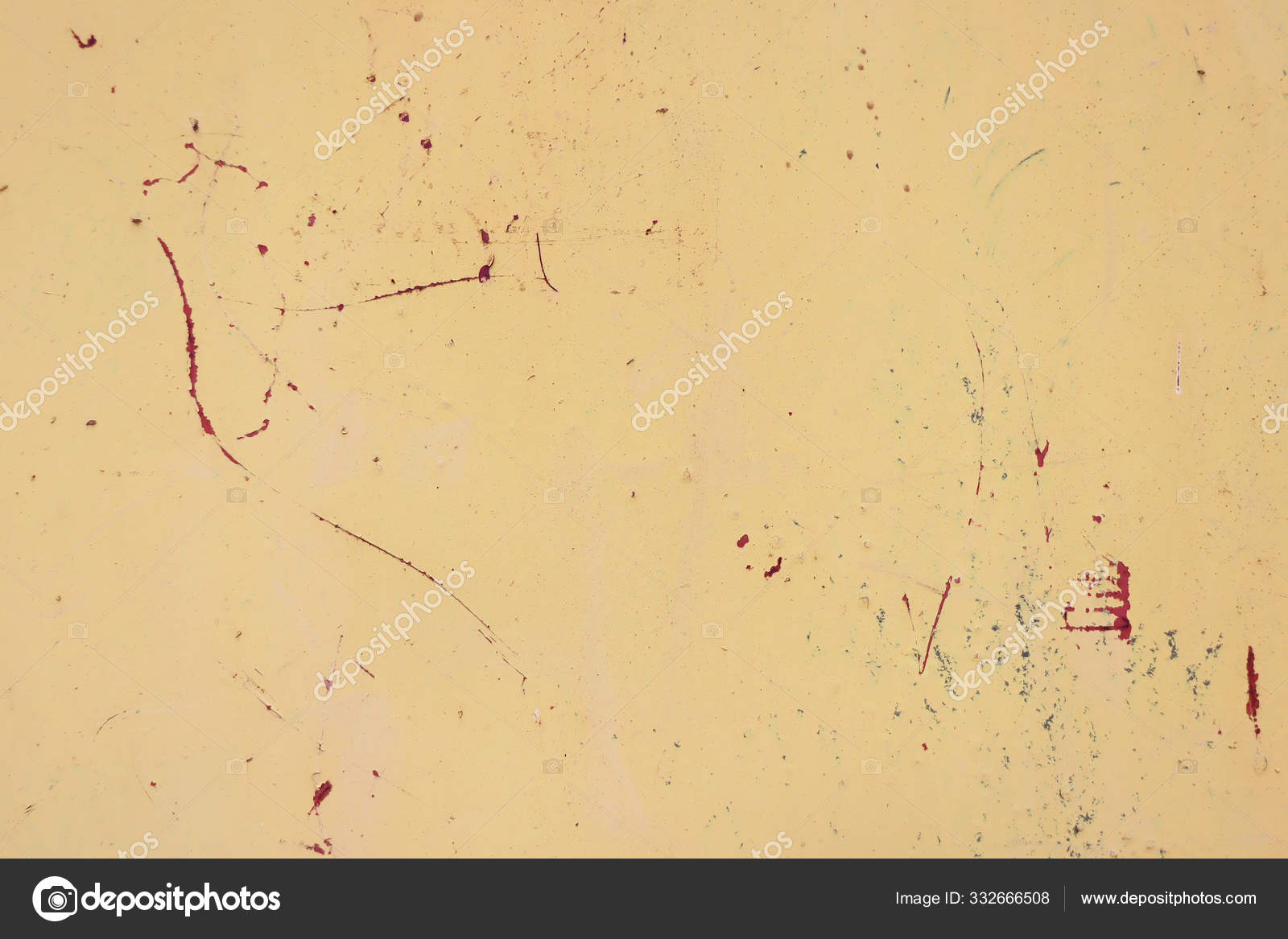 Scratched Paint Texture Red Scratches Light Background Vintage — Stock ...