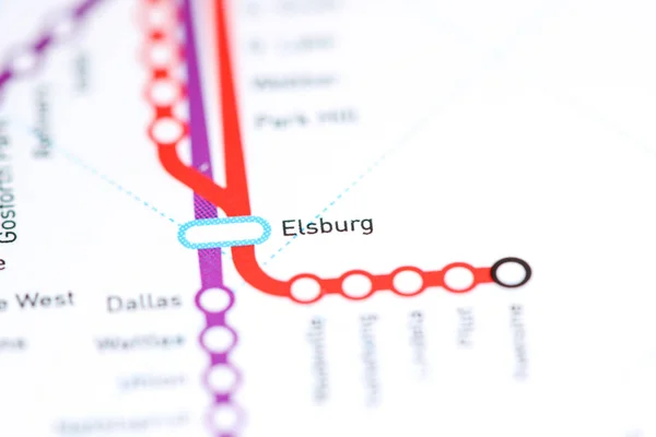 Refinery Station. Johannesburg Metro map. Stock Photo by ...