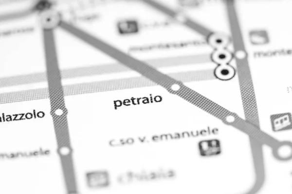 Estación Central. Mapa del metro de Nápoles . — Foto de stock ...