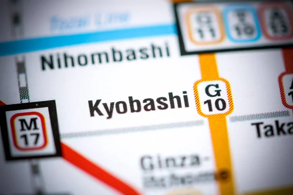 Stasiun Iidabashi. Peta Tokyo Metro . — Stok Foto ...