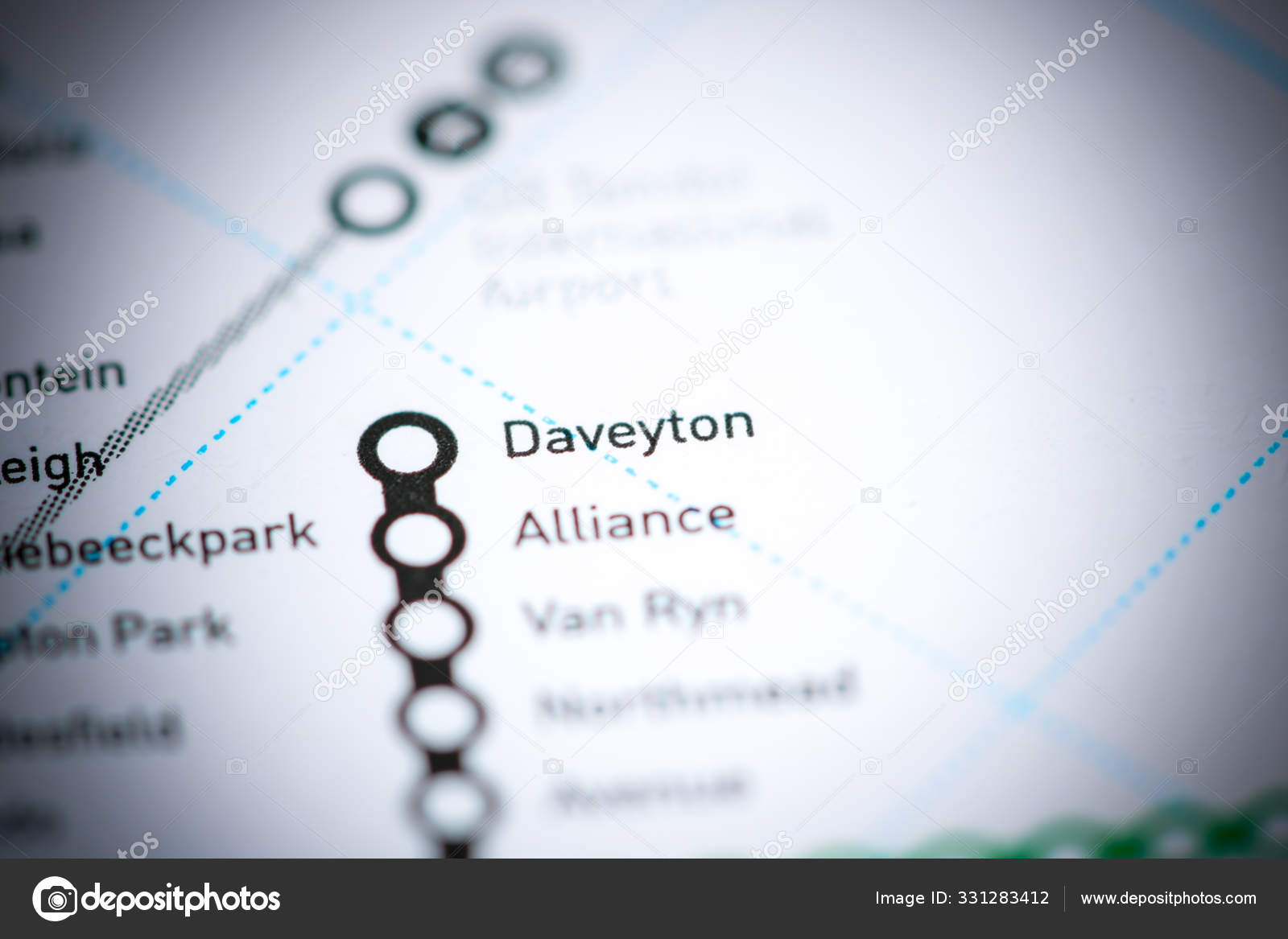 Daveyton Station. Johannesburg Metro map. Stock Photo by ...
