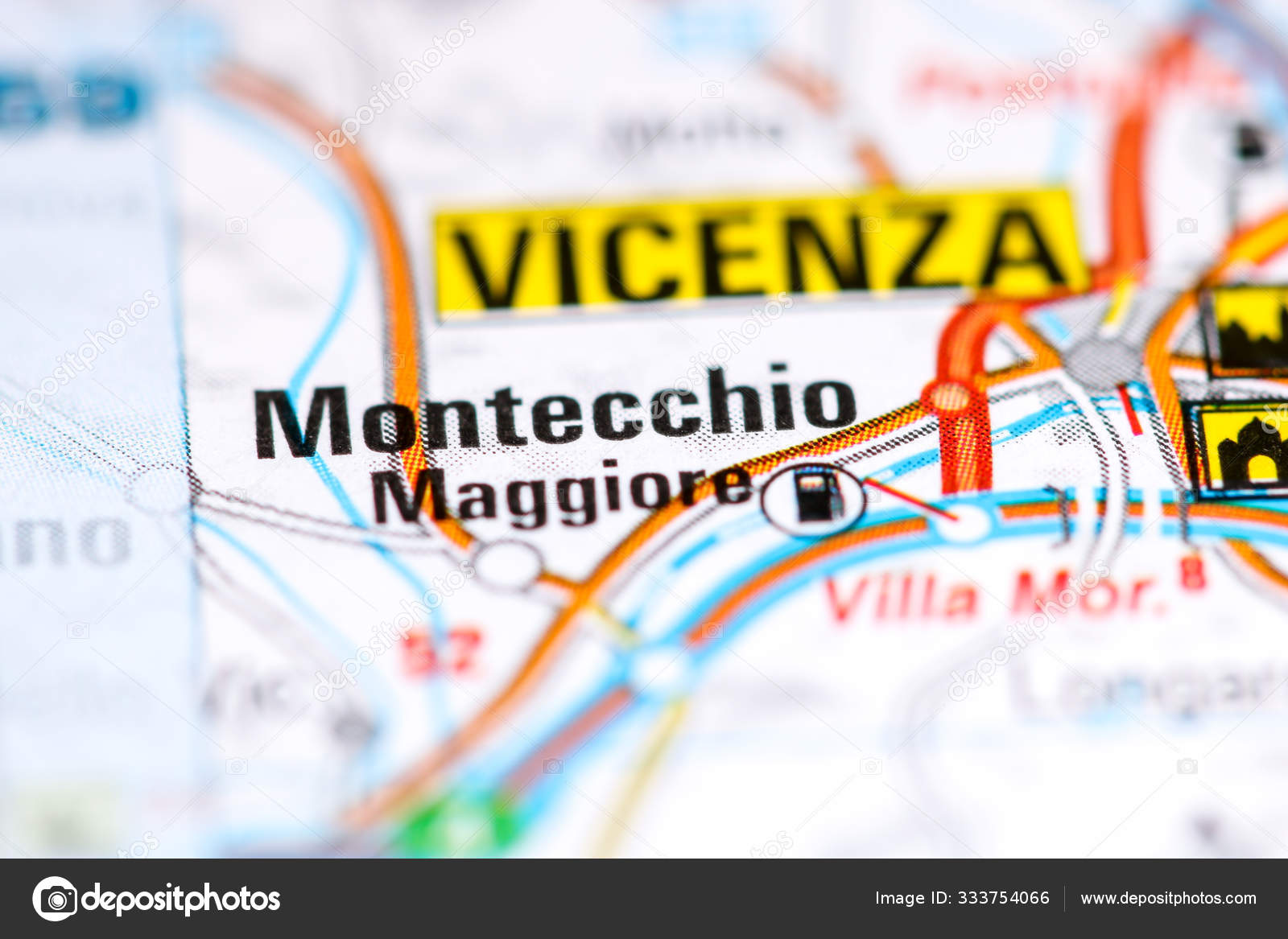 Montecchio Italy Map