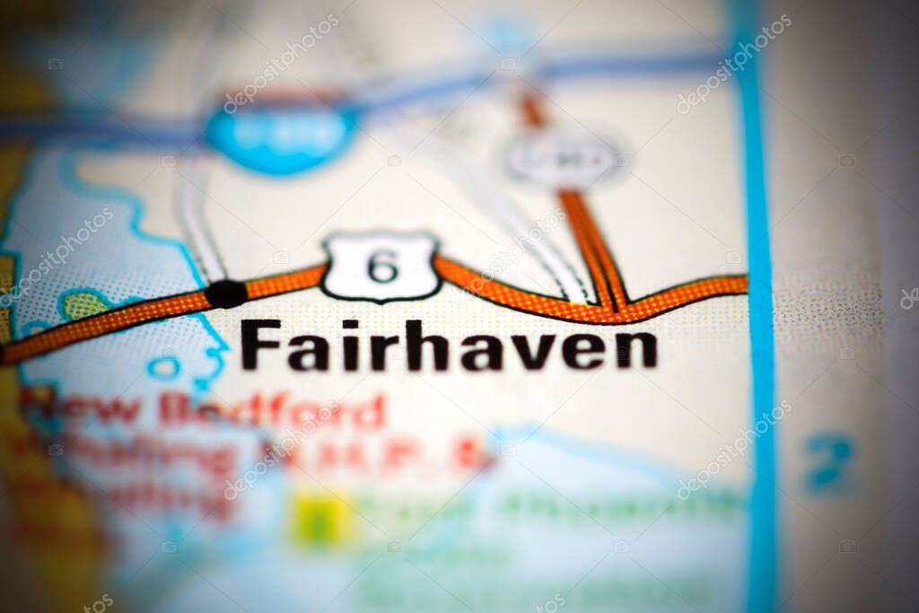 Fairhaven en un mapa geográfico de Estados Unidos 2022