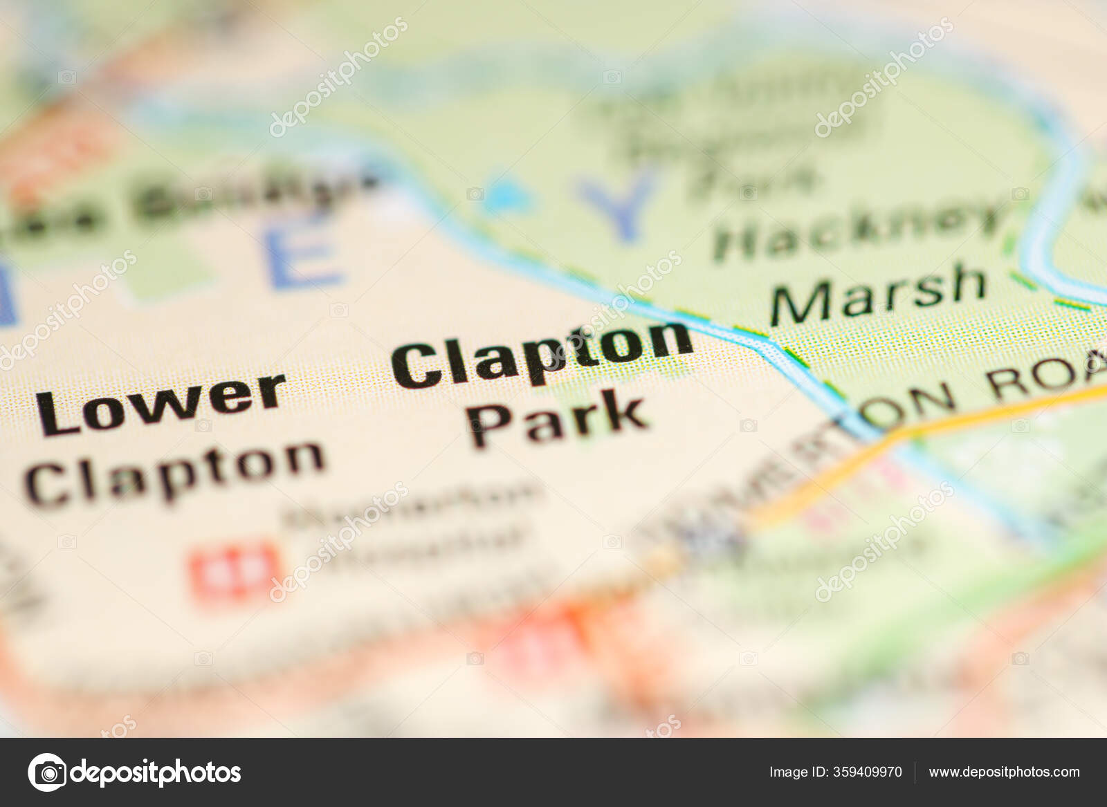 Clapton Park Map United Kingdom Stock Photo by ©aliceinwonderland2020 ...