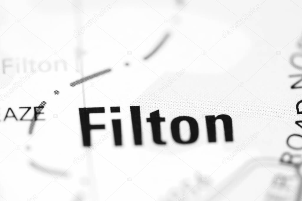 Filton en un mapa geográfico del Reino Unido 2024