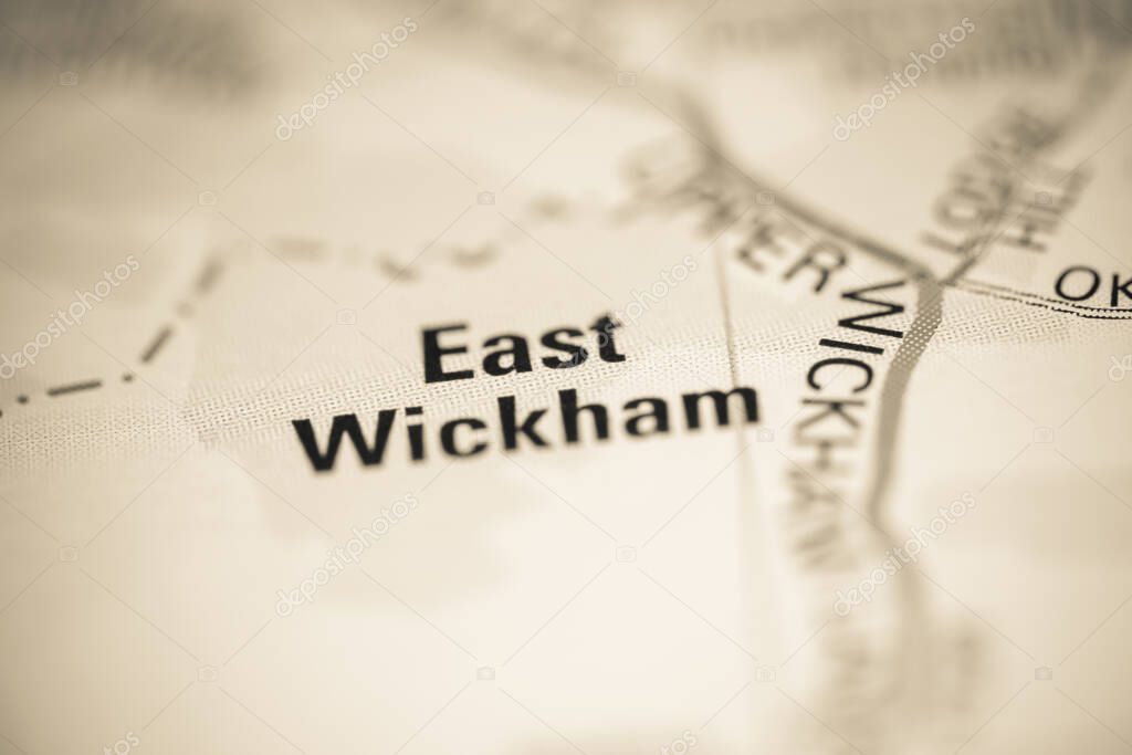 East Wickham en el mapa de Reino Unido 2022