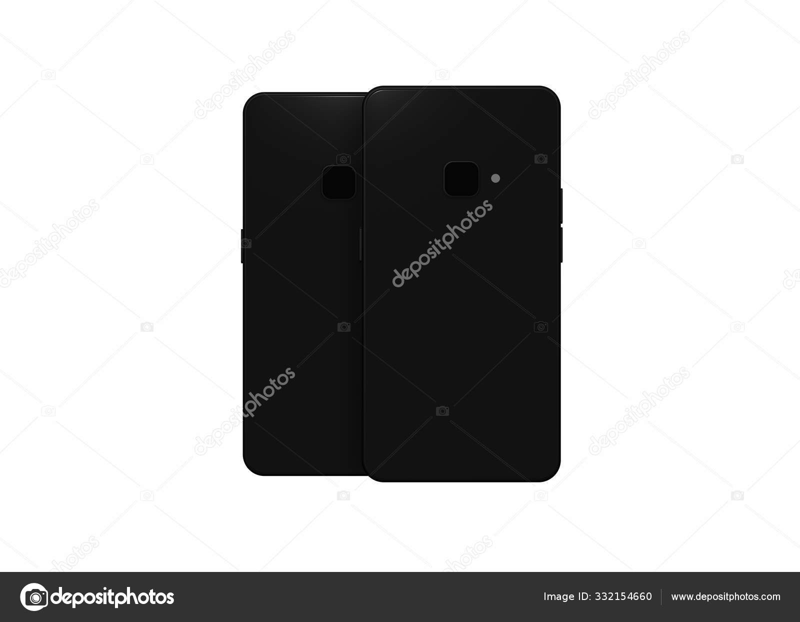 Smartphones Mobile Phones Back Mock Render — Stock Photo © nermin99 ...