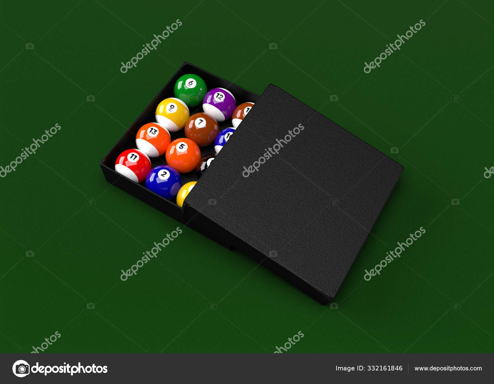 Billiards Game Billiard Balls Pool — Stock Photo © nermin99 #332161846