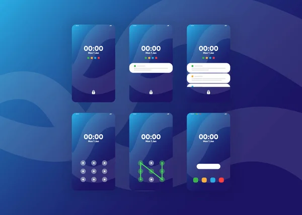 Smartphones Mobile Phones Screens Render Stock Vector Image by ...