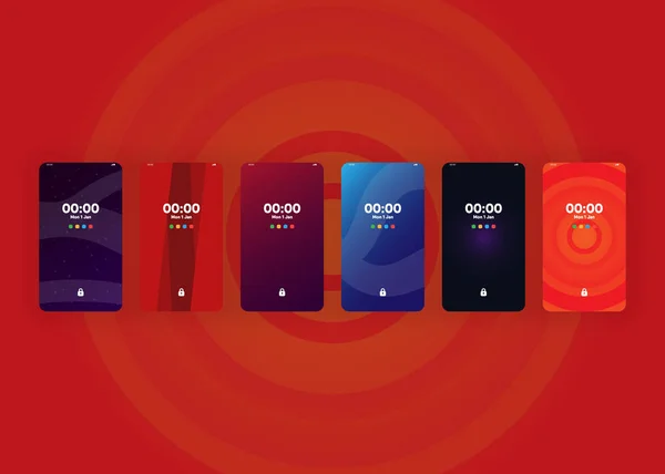 Smartphones Mobile Phones Screens Render Stock Vector by ©nermin99 ...