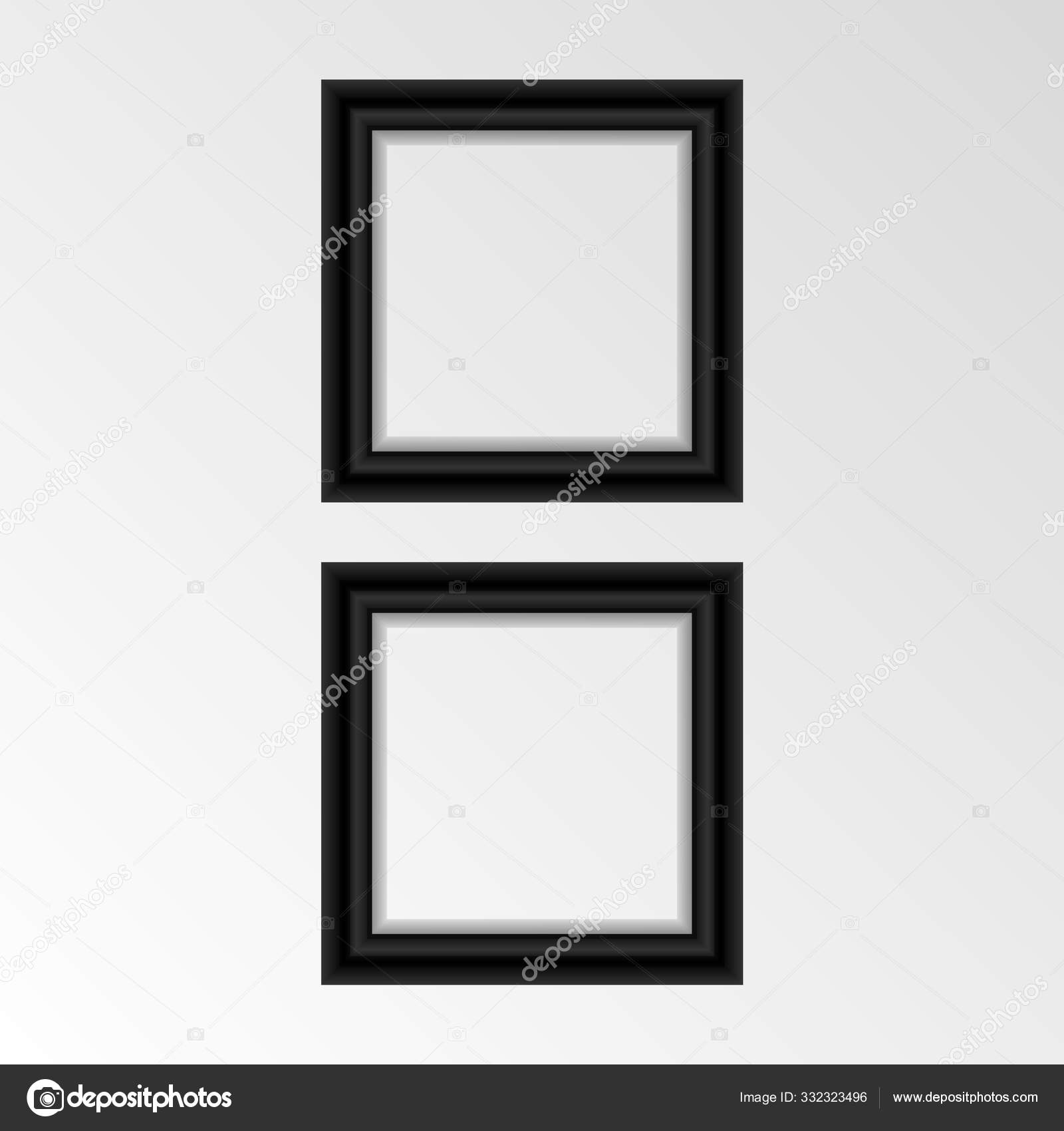 Empty Frames Vector Illustration Stock Vector Image by ©nermin99 #332323496