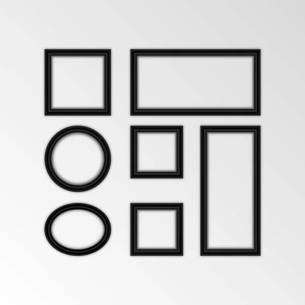 Empty Frames Vector Illustration Stock Vector Image by ©nermin99 #332323496