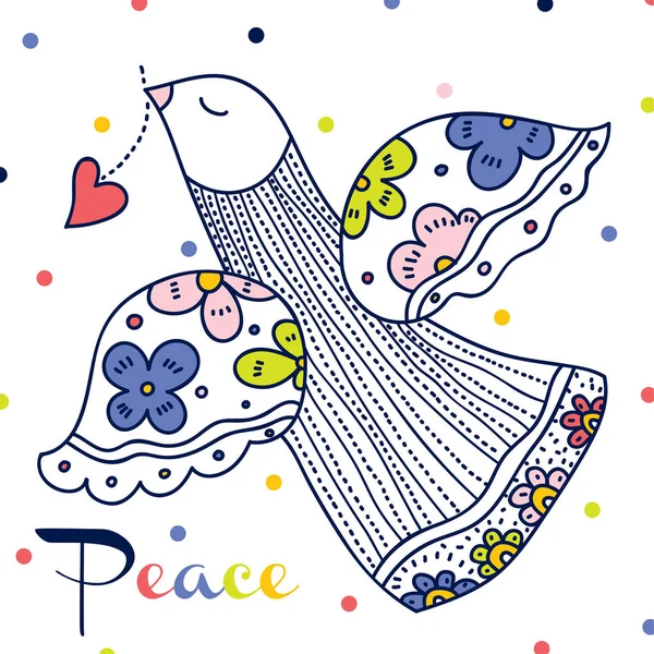 Peace cute background Stock Vector Image by ©vyazovskaya #149955176