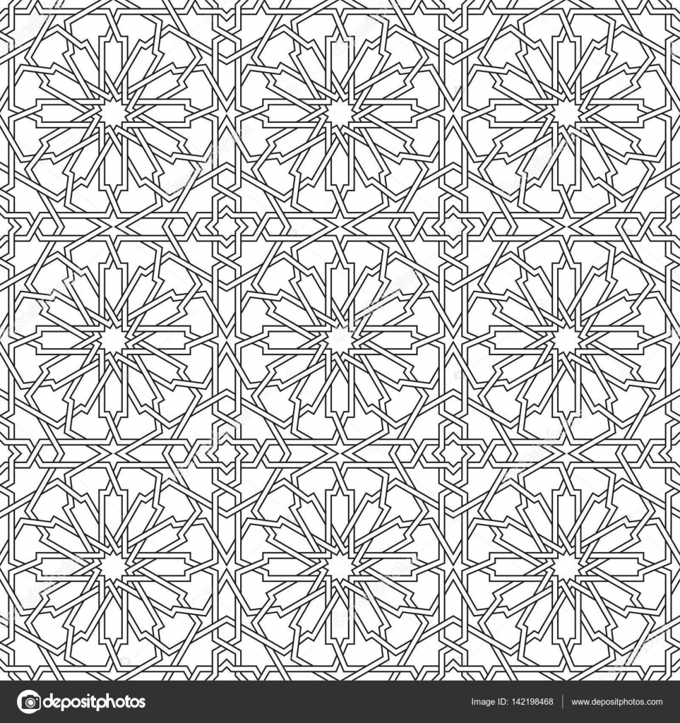 Islamic seamless vector Stock Vector by ©Yapanda 142198468