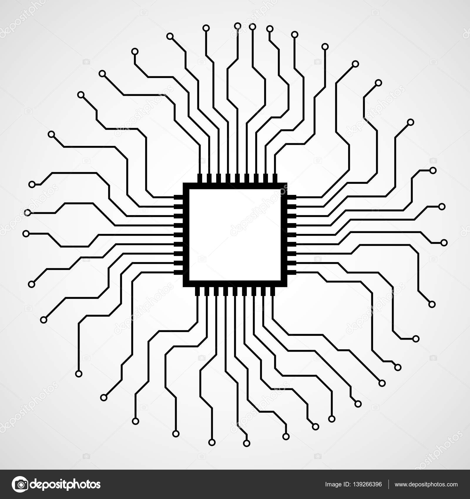 Abstract Cpu. Microprocessor. Microchip. Circuit board. Vector Stock ... Abstract Cpu. Microprocessor. Microchip. Circuit board. Vector Stock ...