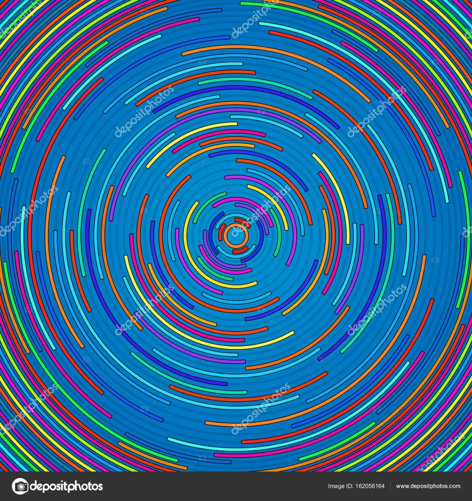 Abstract background with radial lines. Circle with lines. Vector Stock ...