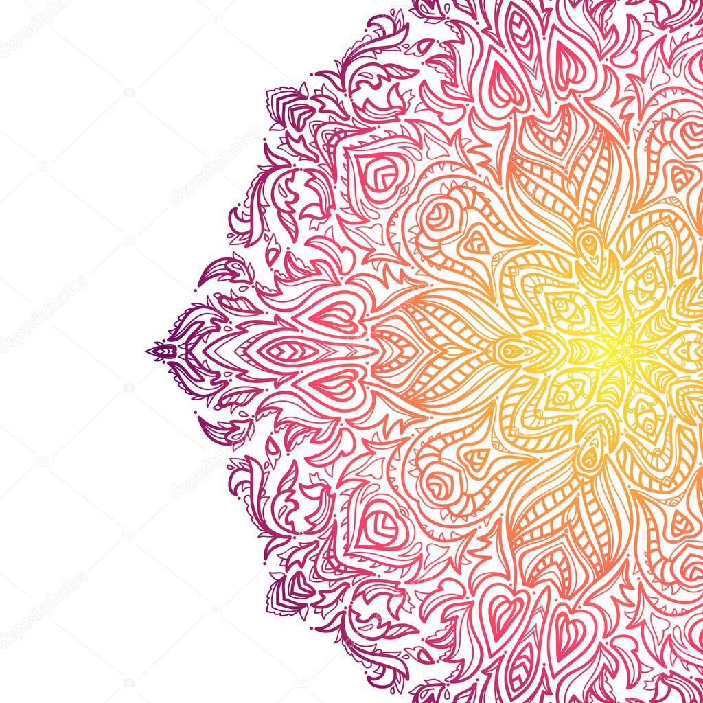 Beautiful pink Mandala Stock Vector Image by ©irska_no #127252502