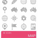 Location and destination icons Stock Vector Image by ©Nevada31 #9713616