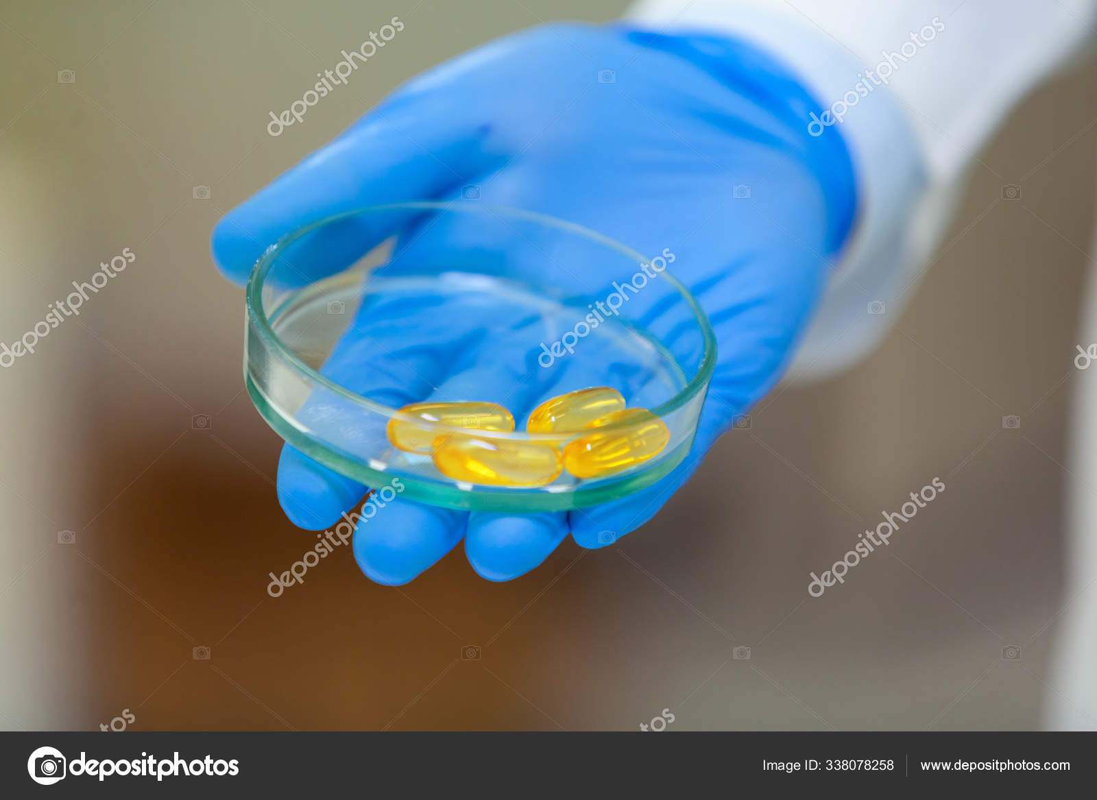 Scientist studies properties and benefits of omega 3 fatty acids using ...