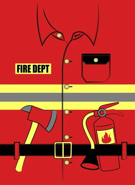 Seamless pattern with firefighting stickers. Fire protection equipment ...