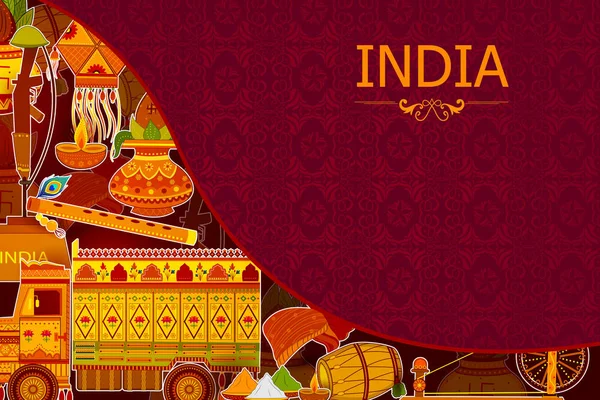 Incredible India background depicting Indian colorful culture and ...