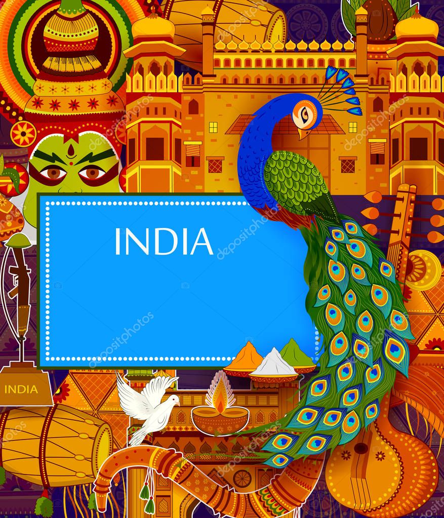 Increíble fondo de la India que representa la cultura colorida india y ...