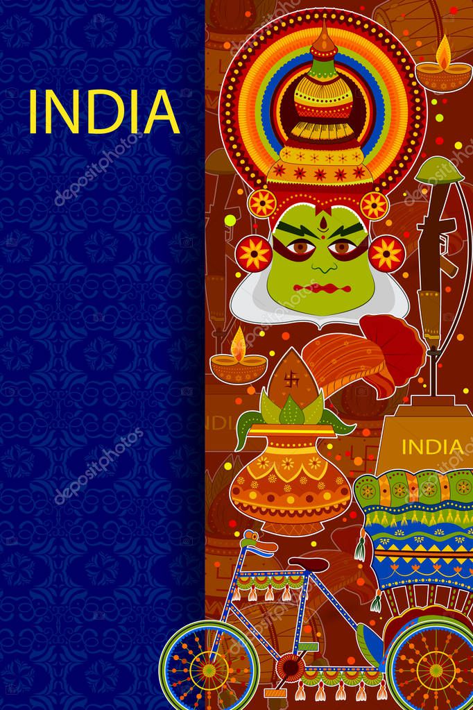 Increíble fondo de la India que representa la cultura colorida india y ...