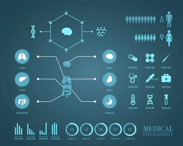 Medical Infographics vector illustrator Stock Vector Image by ©suriya9 ...