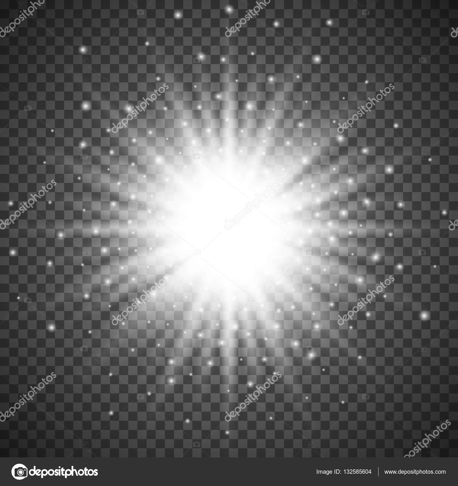 Burst With Transparent Background