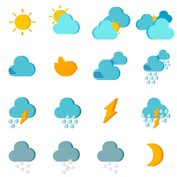 WEATHER ICON COLOR - Stock Image - Everypixel