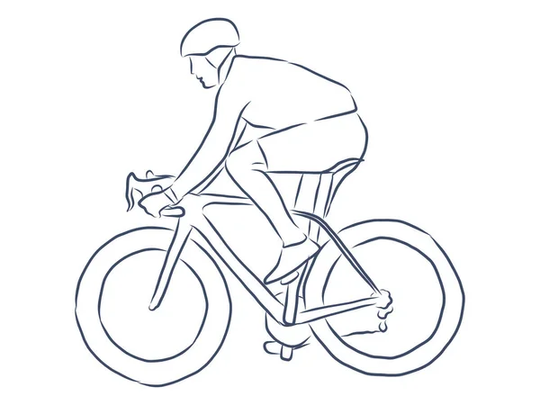 Grafika wektorowa Rowerzysta rysunek, Rowerzysta rysunek obrazy ...