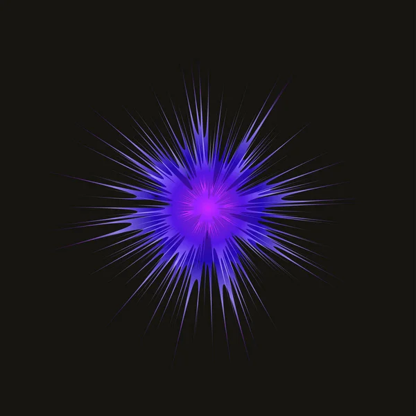 Vector Illustration Bright Flash Explosion Burst Background Stock ...