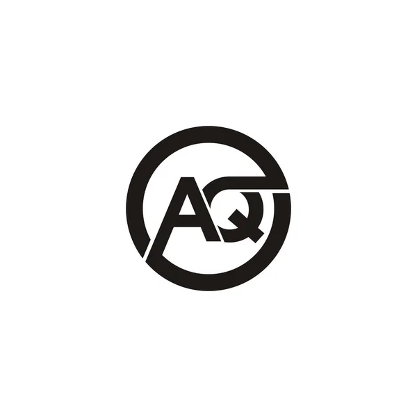 Aq logo design imágenes de stock de arte vectorial | Depositphotos