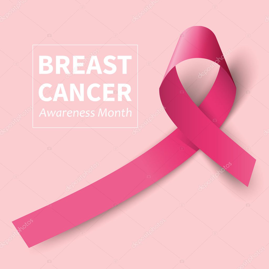 Twisted růžovou stuhou prsu Stock Vector od © Chalapan 126673310