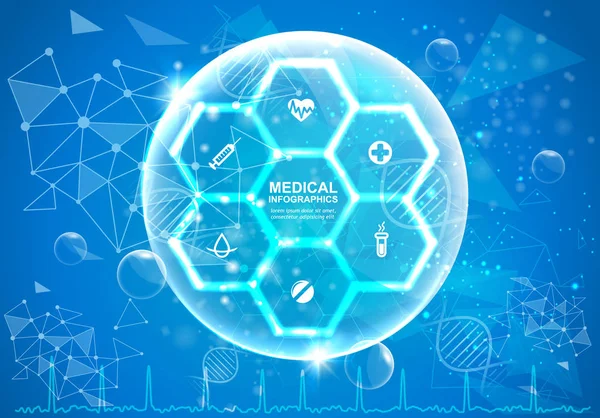 Medical infographics template Stock Vector by ©Chalapan 149002897