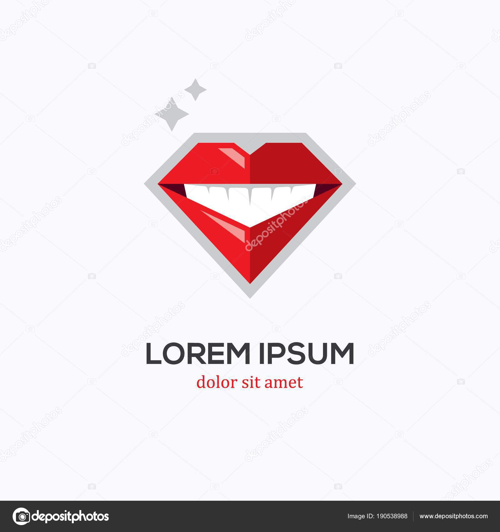 Smile logo in a shape of diamond Stock Vector Image by ©maglyvi #190538988