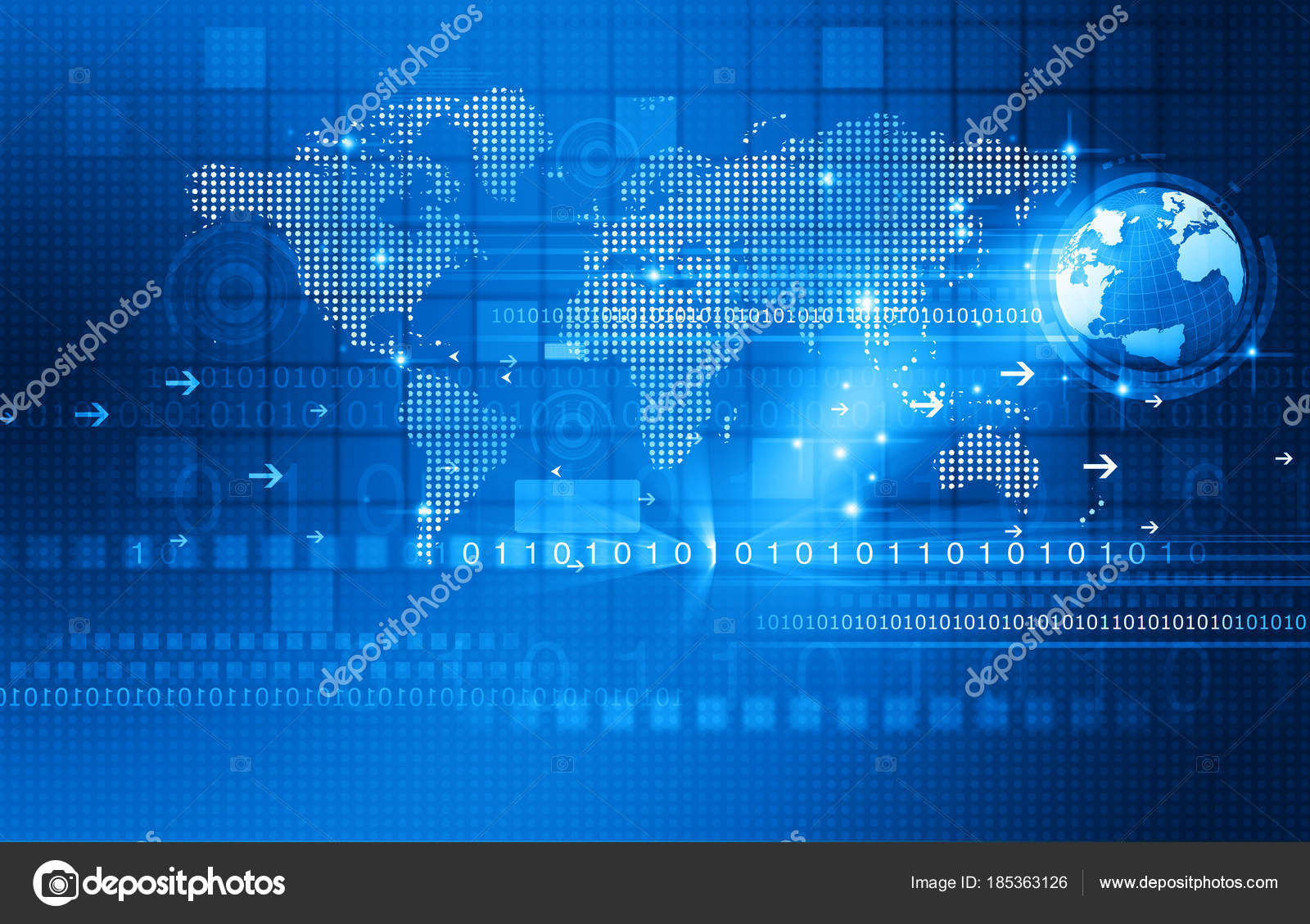 Global Communication Technology Background Stock Photo by ©bluebay2014 ...