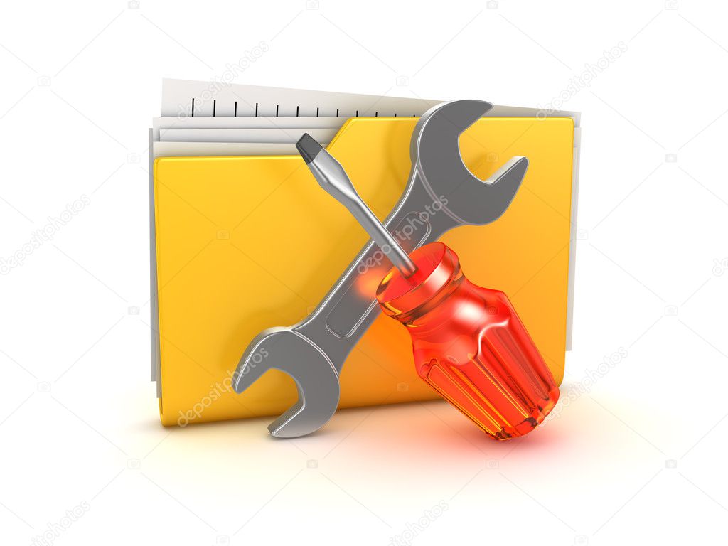 Computer technical service — Stock Photo © adempercem #126401518