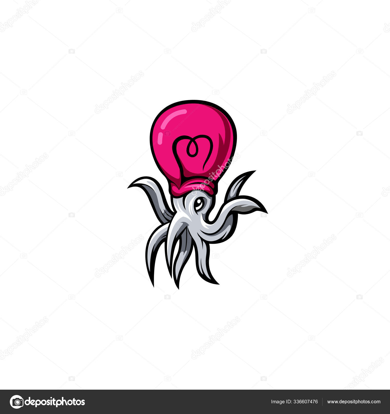 Smart Octopus Stock Vector Image by ©rafhoerdeft.gmail.com #336607476