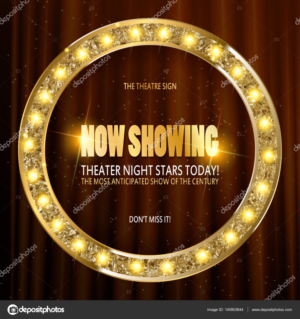 Now showing frame Stock Vector Image by ©nastyaaroma2011 #140803644