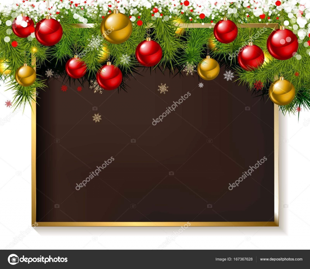 Holiday rectangular frame. Stock Vector by ©nastyaaroma2011 167367628