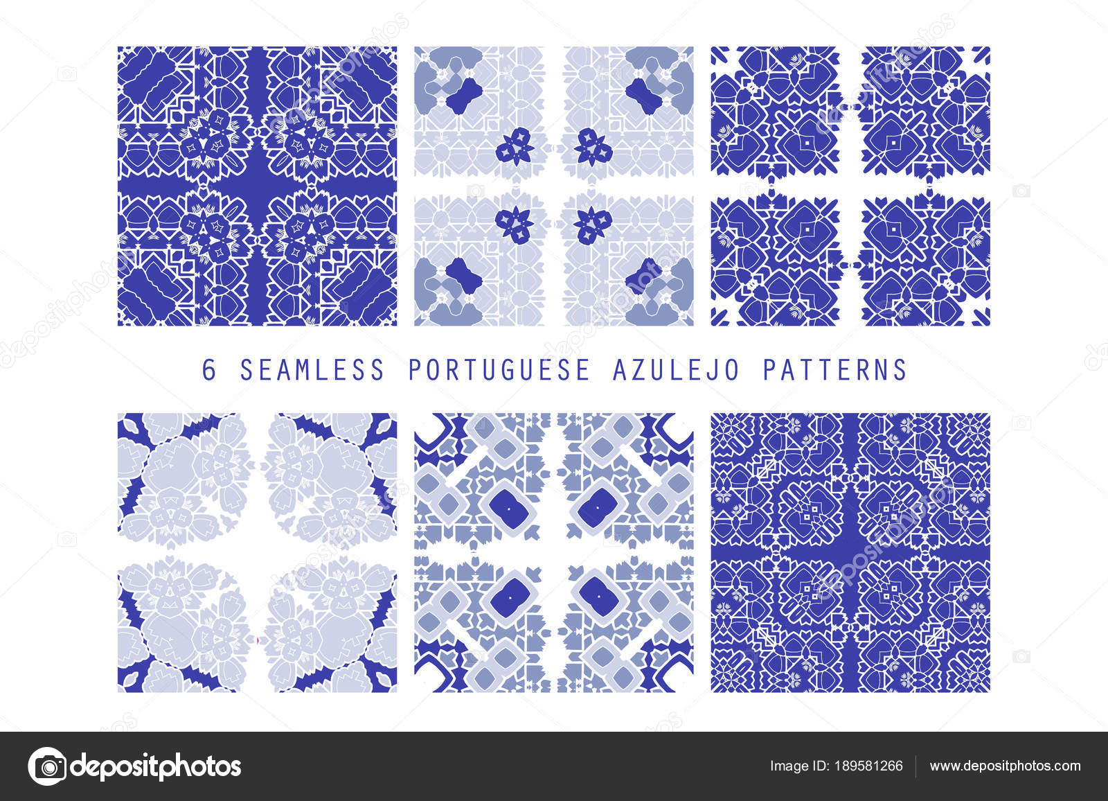 Vector tile pattern, Lisbon floral mosaic Stock Vector Image by ...