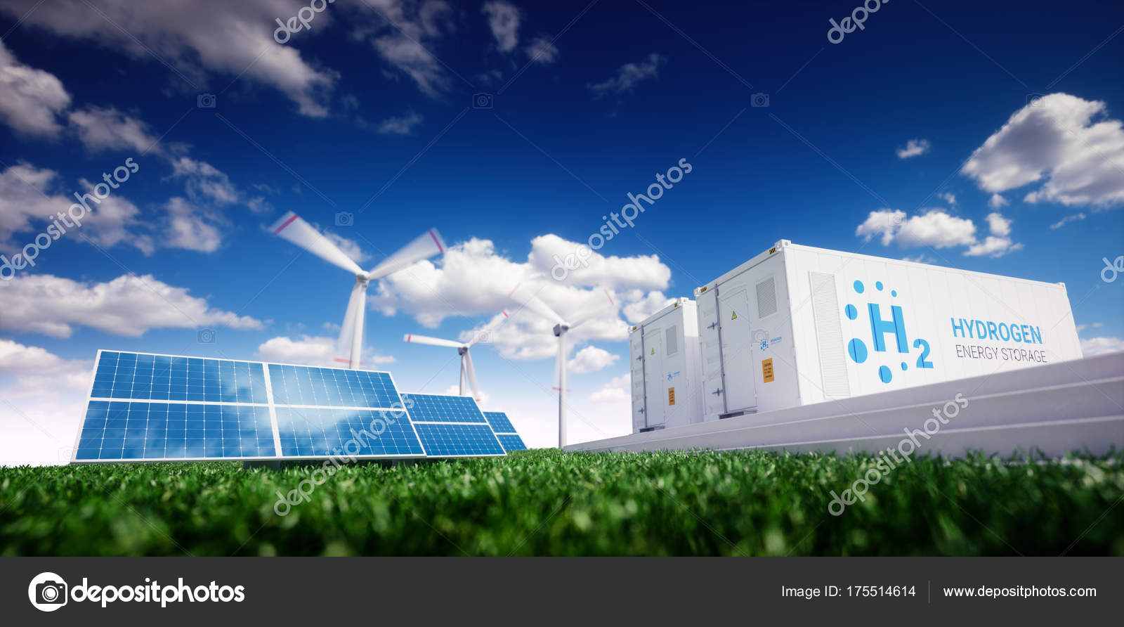 Ecology energy solution. Power to gas concept. — Stock Photo © malpetr ...