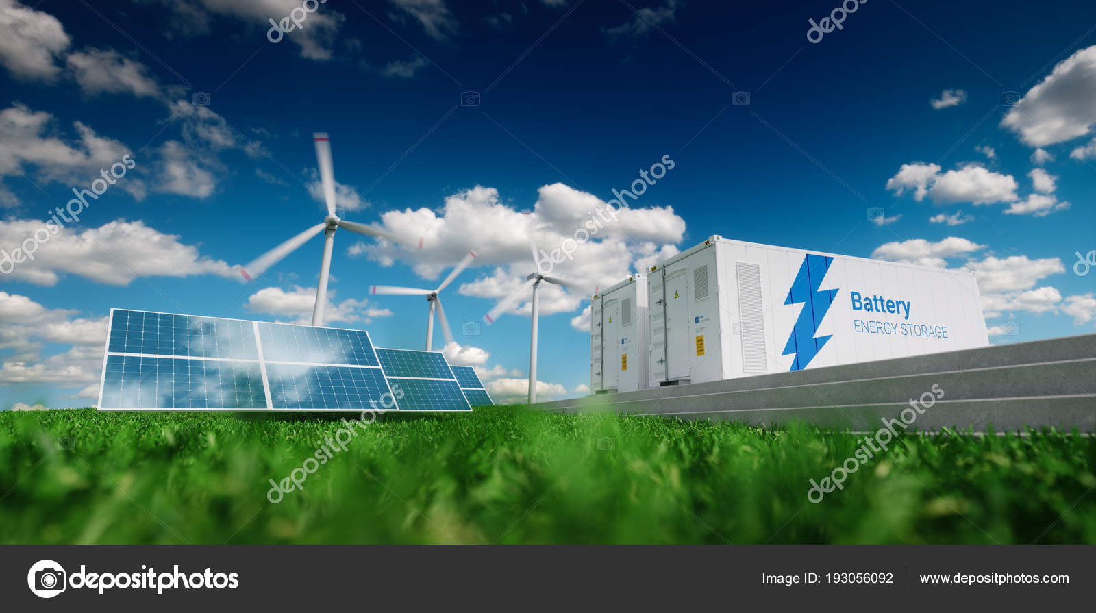Energy storage system concept. Stock Photo by ©malpetr 193056092