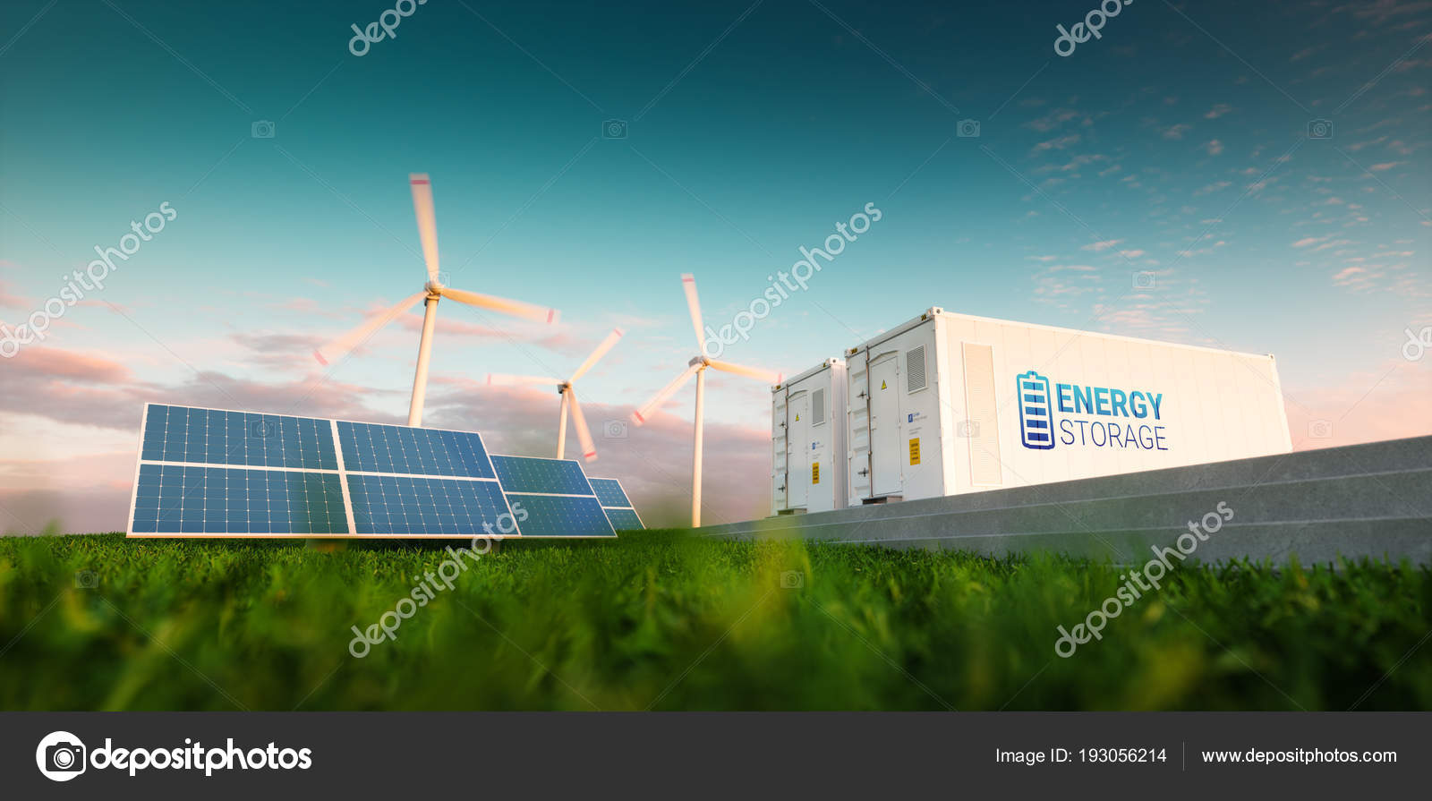 Concept of energy storage system. Stock Photo by ©malpetr 193056214