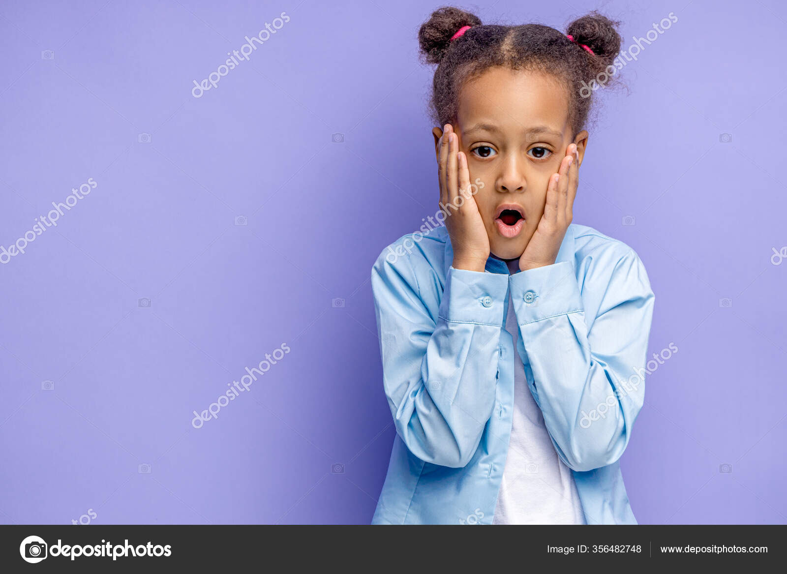 Shocked Little Girl Face