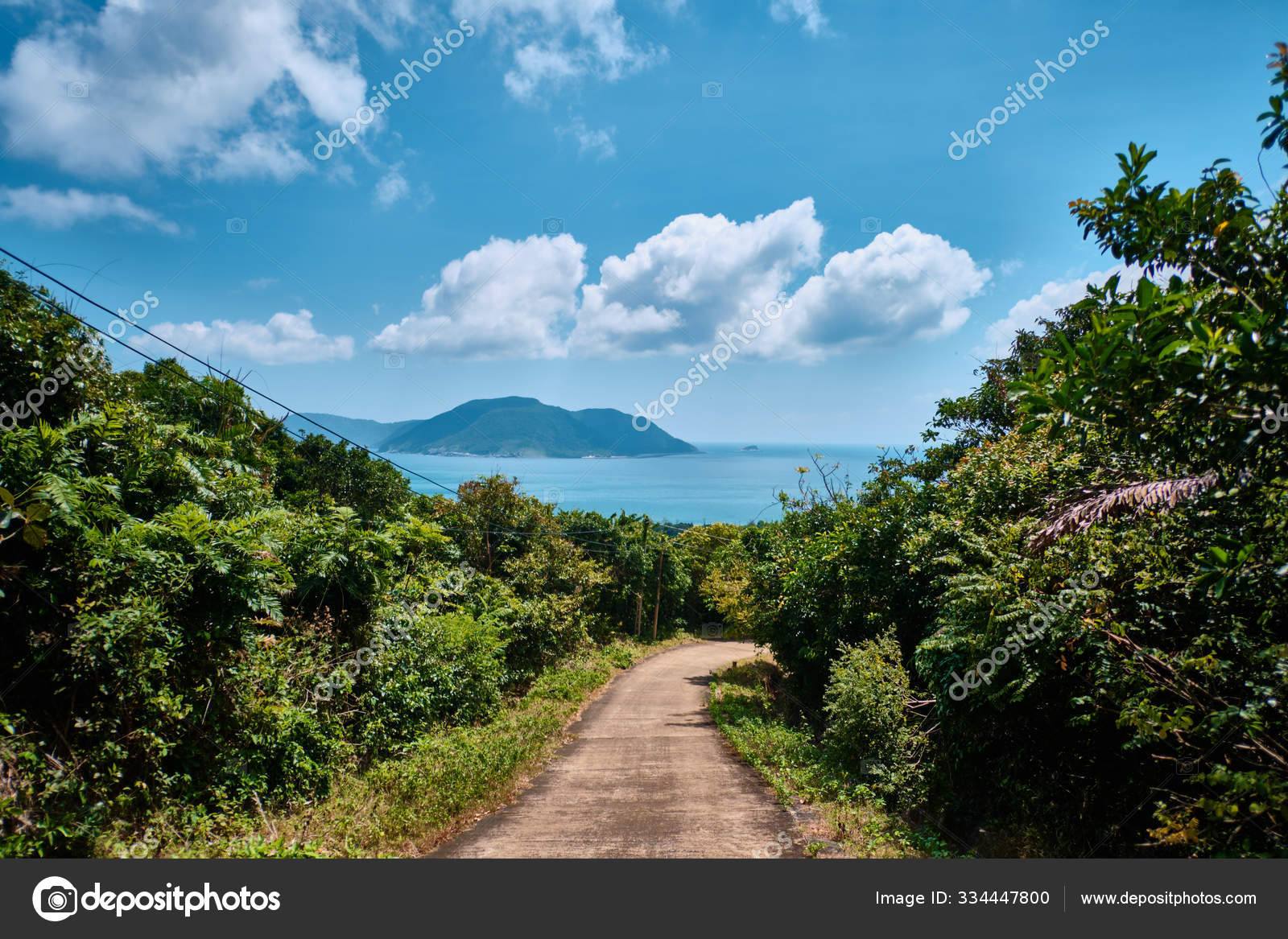 Hidden road on a vietnamese island Stock Photo by ©hellolaco.stock ...