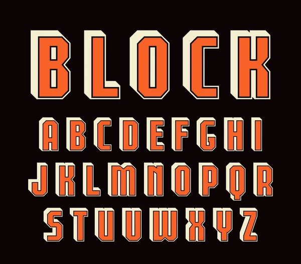 Orthogonal projection font Stock Vector Image by ©Gleb_Guralnyk #69604953