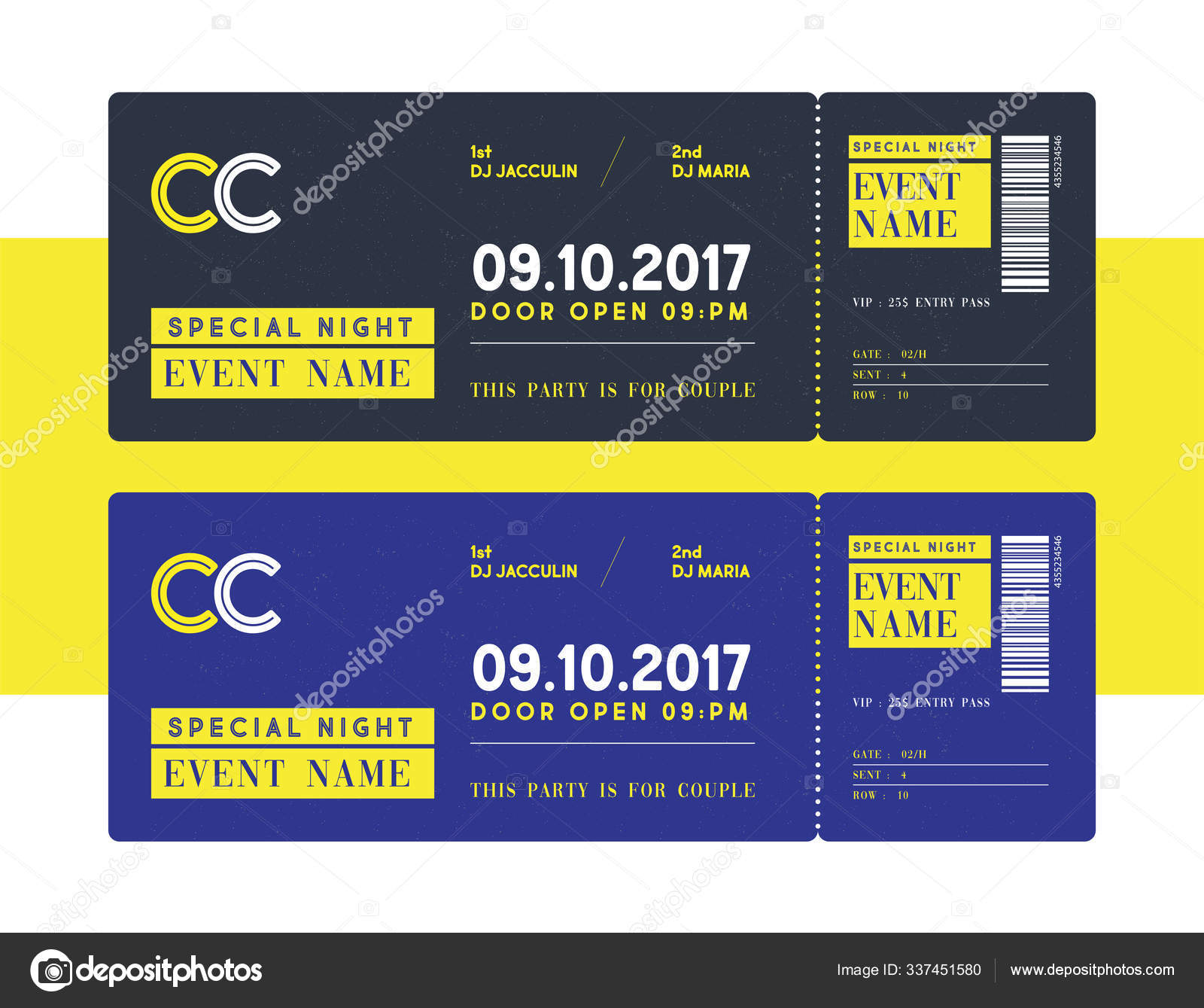 Event Ticket Sample